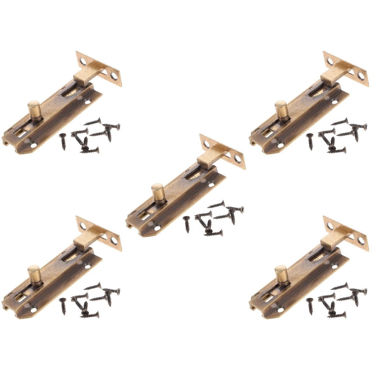 5pcs Slide Lock Inside Door Latch Lock Sliding Door Security Door Lock ...