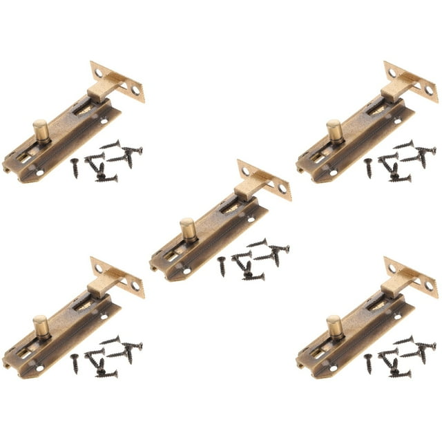 5pcs Slide Lock Inside Door Latch Lock Sliding Door Security Door Lock ...