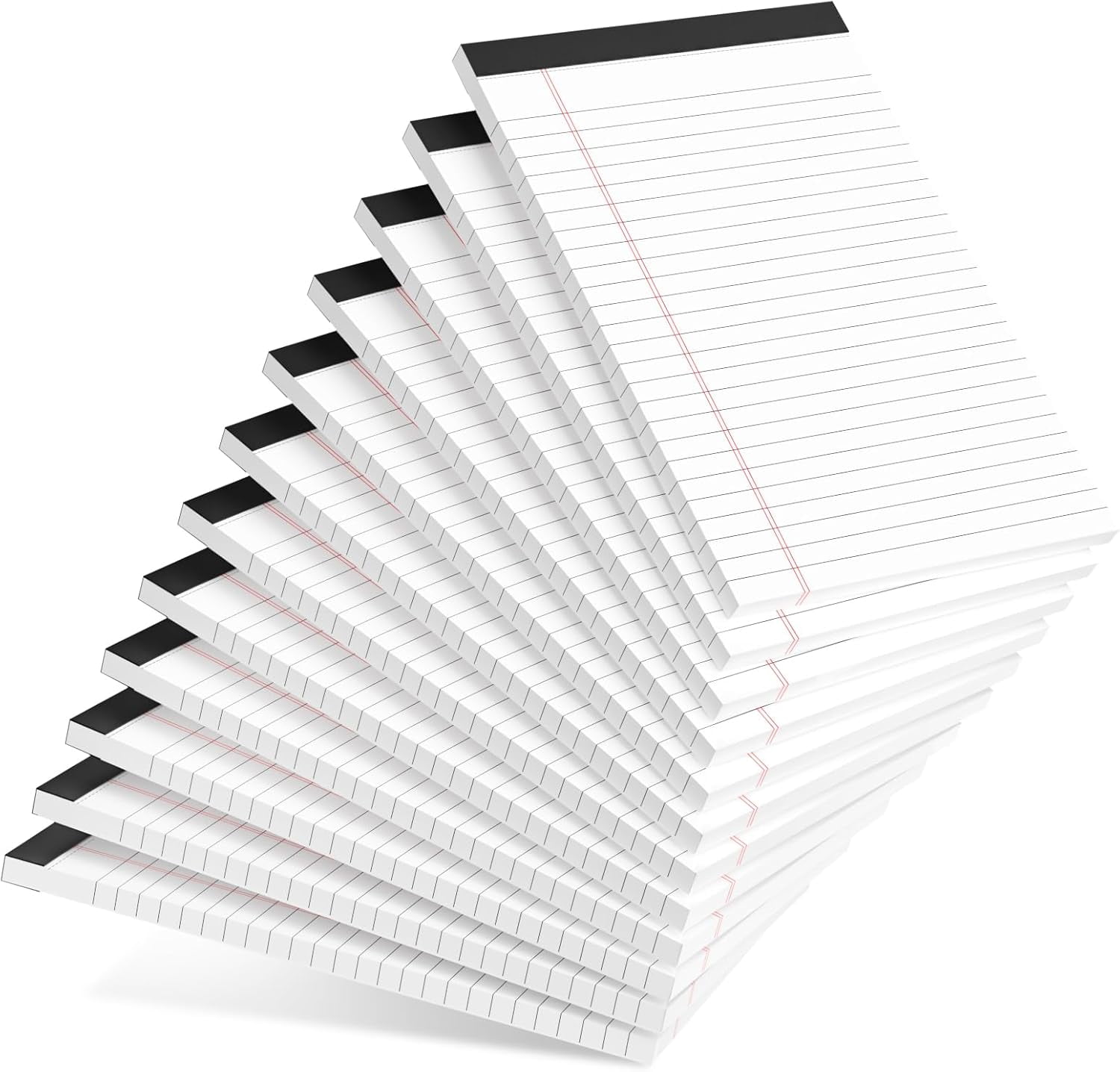 5pcs Small Note Pad 5x8 Notebook College Ruled Color Legal Pads Paper ...