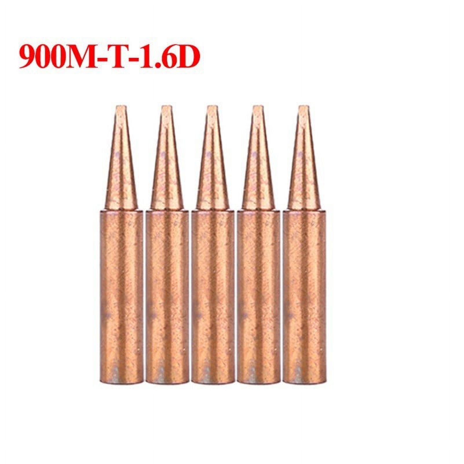 5pcs Soldering-Iron Tip Pure Copper 900M-T IS/I/B/K/SK Electric Soldering Iron-Lead Free Welding ...