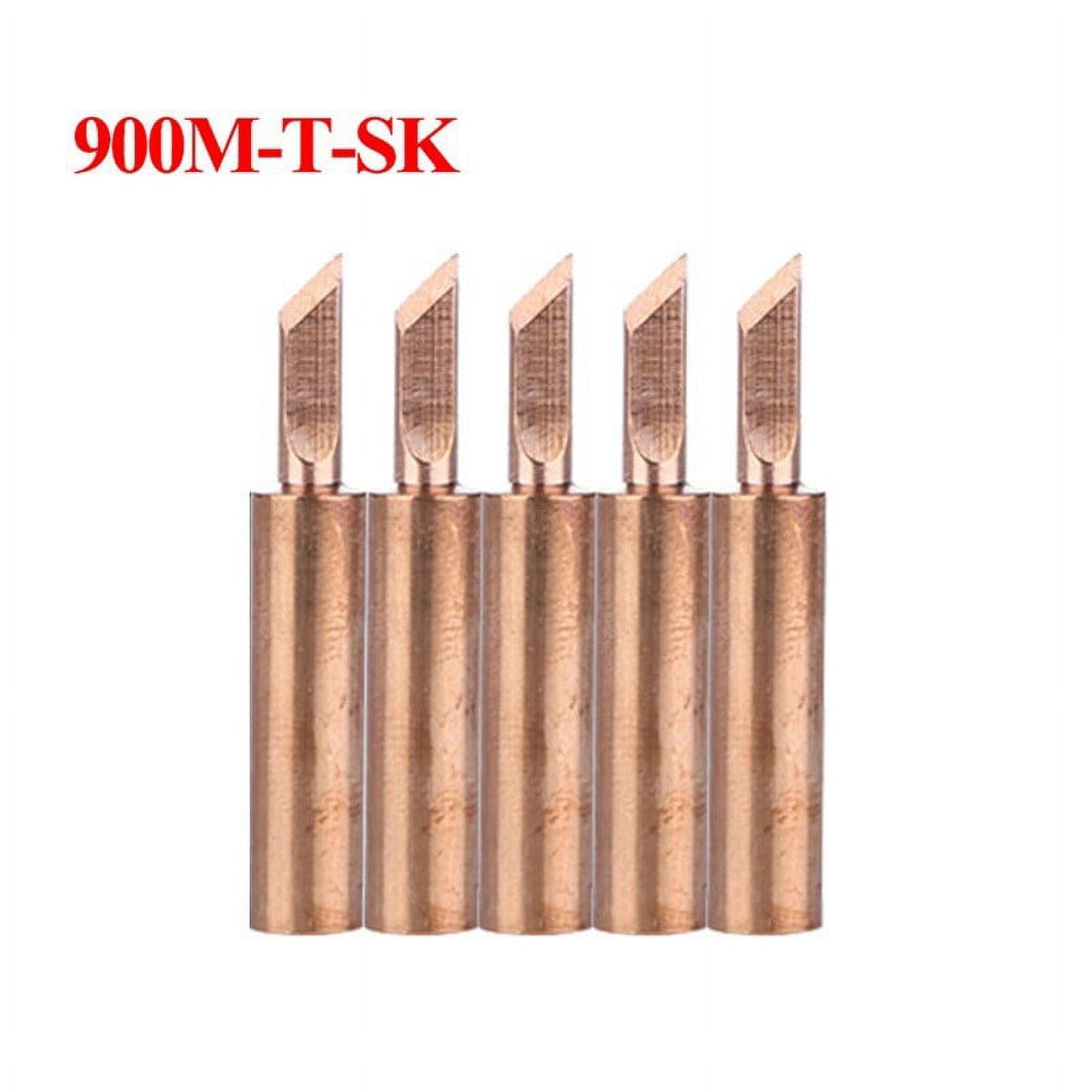 5pcs Soldering-Iron Tip Pure Copper 900M-T IS/I/B/K/SK Electric Soldering Iron-Lead Free Welding ...