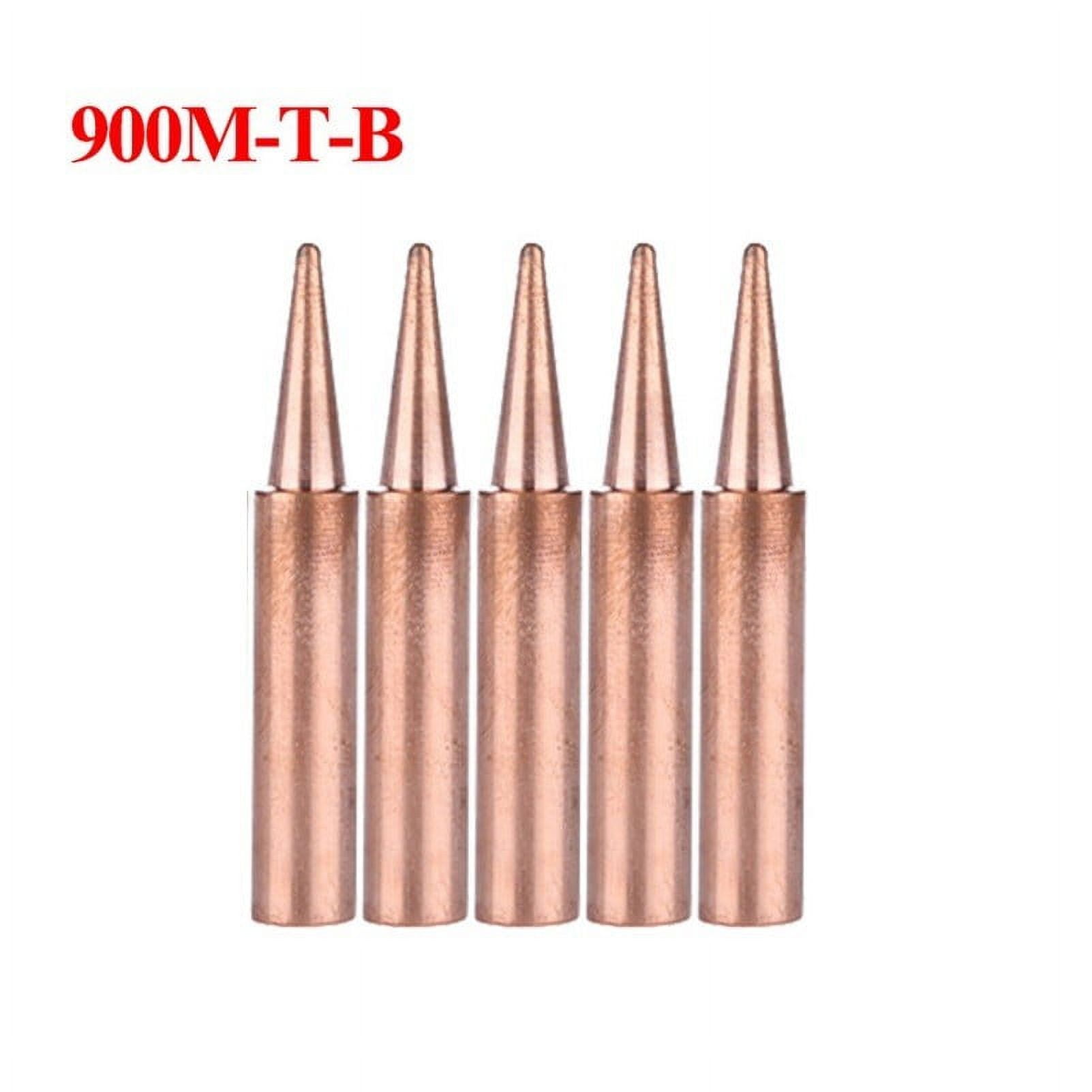 5pcs Soldering-Iron Tip Pure Copper 900M-T IS/I/B/K/SK Electric ...