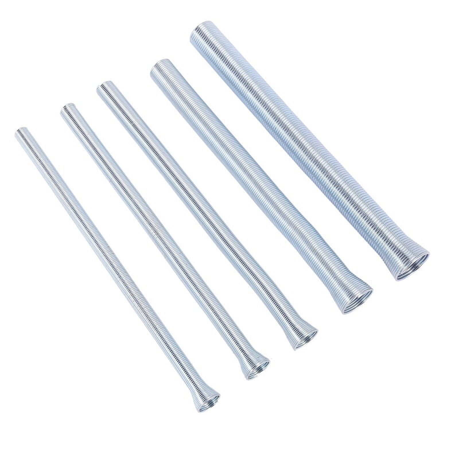 5pcs Spring Tube Bender 210mm Tension Pipe 1/4inch-5/8inch Steel For ...