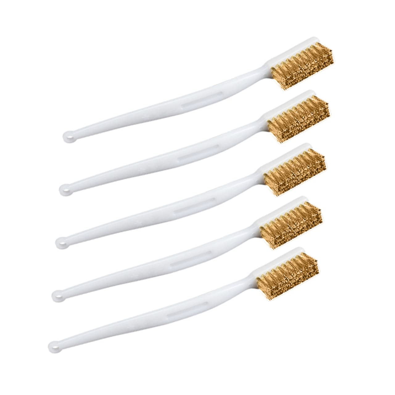 5pcs Stain and Handle Scratch Plastic Welding Handles Brush Copper Slag ...