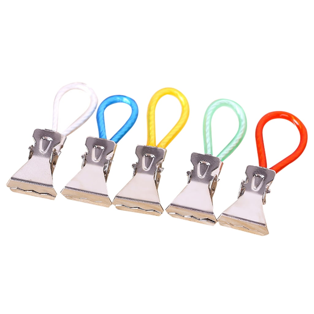 5pcs StainlessSteel Clips Household Sundries Hook Clip Simple ...