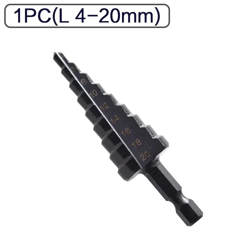 5pcs Step Drill Bit Set Hss Cobalt Multiple Hole 50 Sizes Cobalt ...