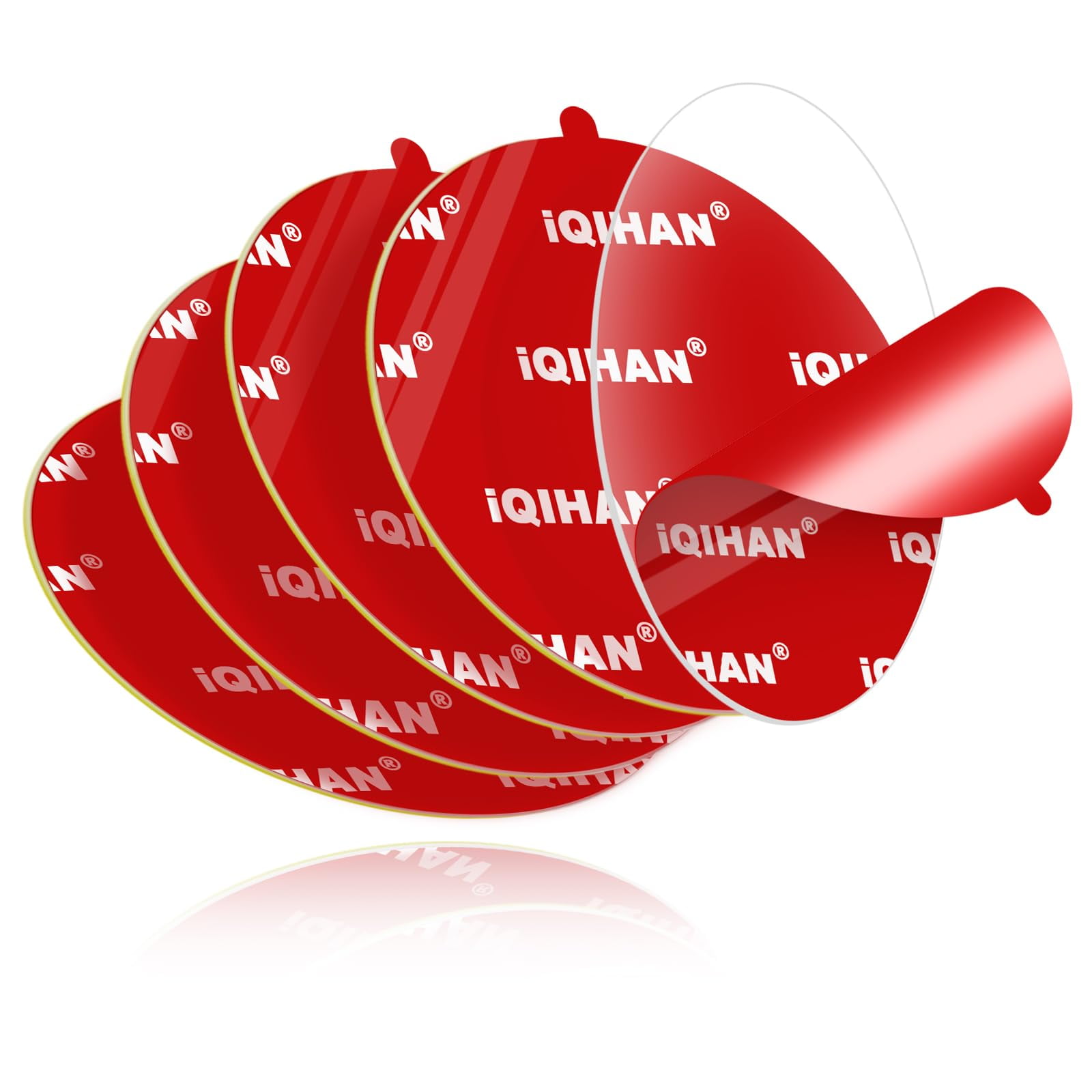 5pcs Sticky Adhesive Pads for Car Phone Mount, 2.76" Double-Sided Heavy ...