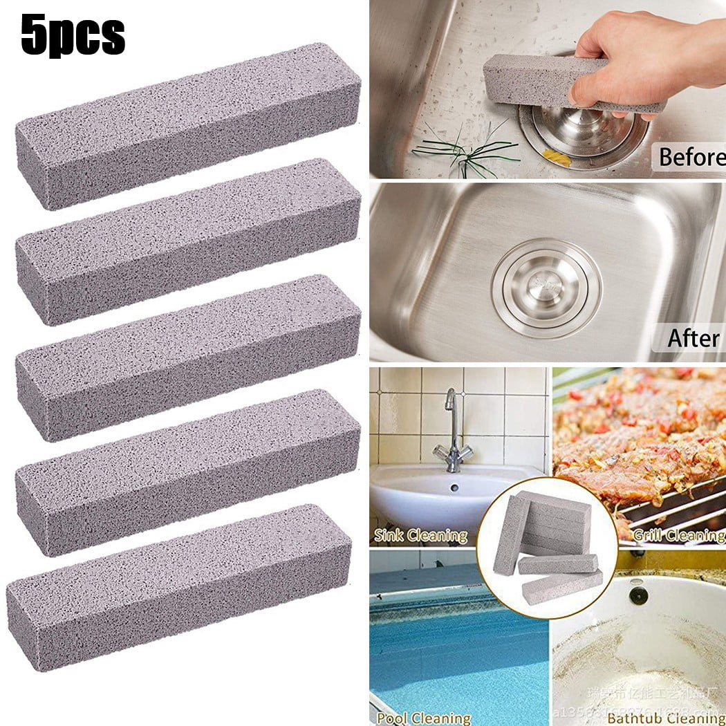 Walmart 5-Pack Hard Pack Pumice Stones for Bathroom Scouring, Toilet ...
