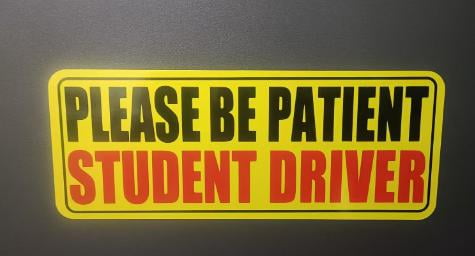 5pcs Student Driver Sticker Please Be Patient Magnetic Removable ...