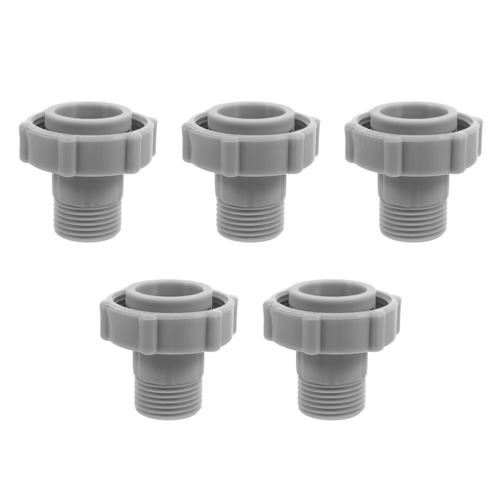 5pcs Swimming Pool Drain Fitting Connects Fit Garden Pipe Connects ...