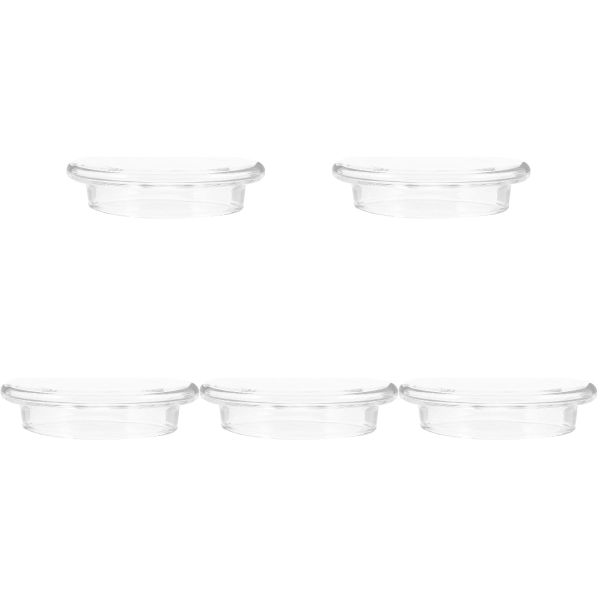 5pcs Tea Pot Glass Lid Clear Teacup Lid Household Teapot Cover Tea ...