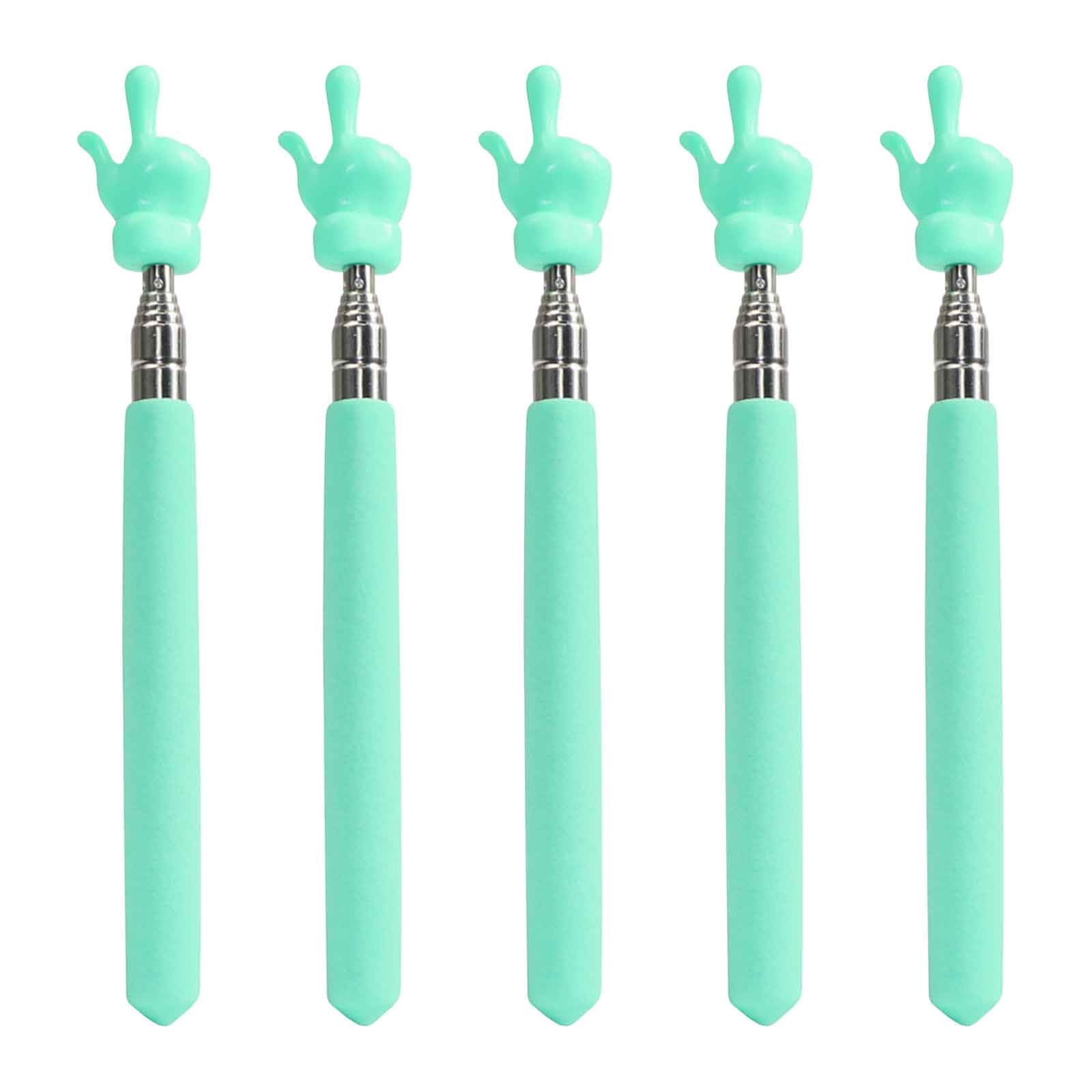 5pcs Telescopic Teachers Pointer,Mini Hand,Finger Pointer Stick ...