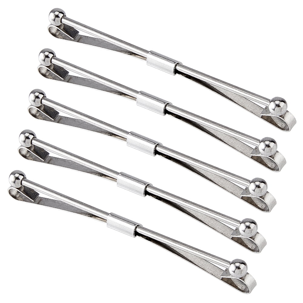 5pcs Tie Collar Bar Pin for Men Stainless Steel Collar Stay Tie Pins ...