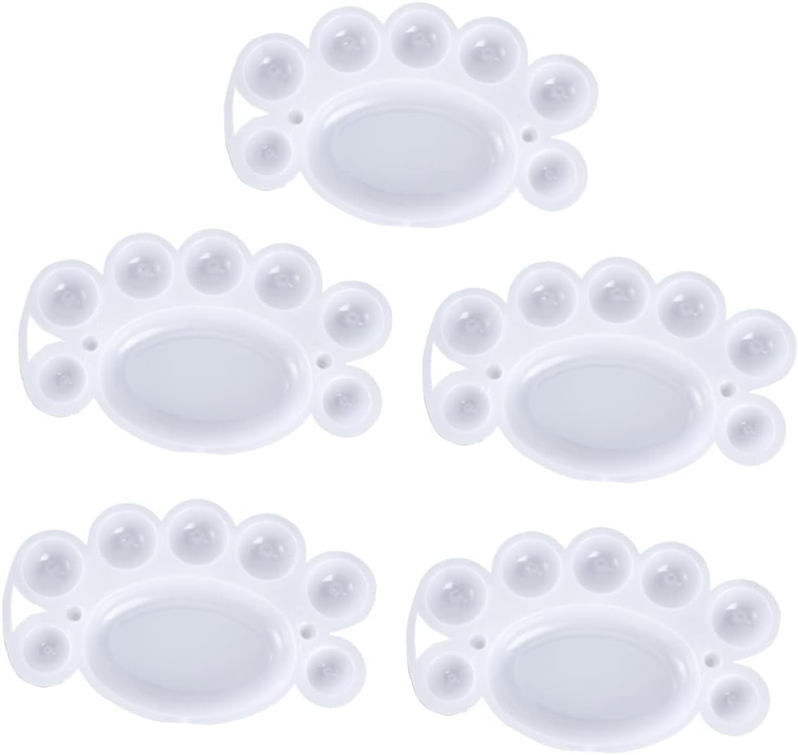 5pcs Tools Kids Painting Palette Kids Paint Tray Graffiti Child ...