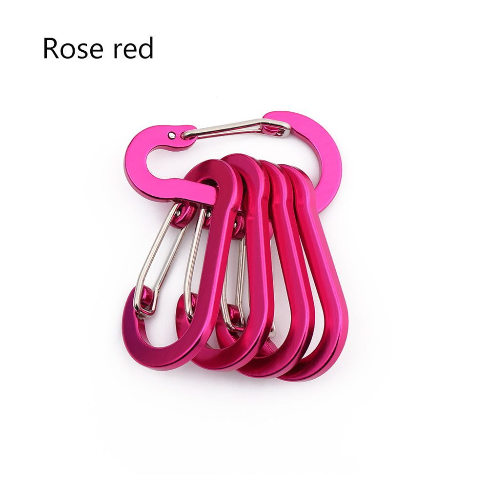 5pcs Tools Outdoor Backpack Aluminum Alloy Lock Buckle Keychain Snap ...