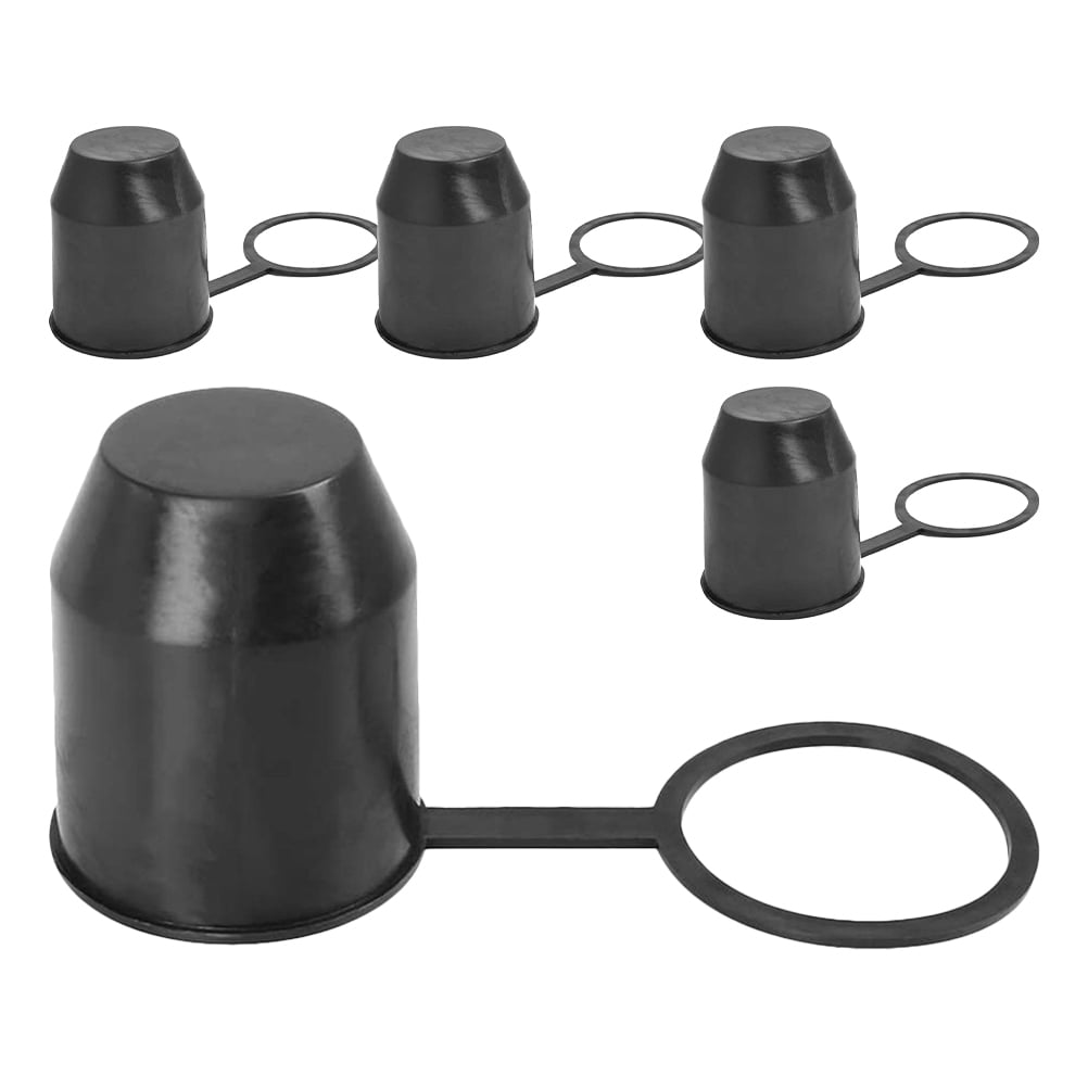 5pcs Tow Bar Ball Cap Towing Hitch Trailer Ball Cover Caravan Truck ...