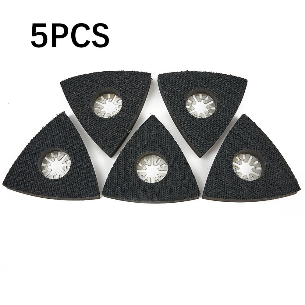 5pcs Triangular Sanding Pads for Oscillating Multi tool Hook & Loop Sanding Disc - Walmart.com