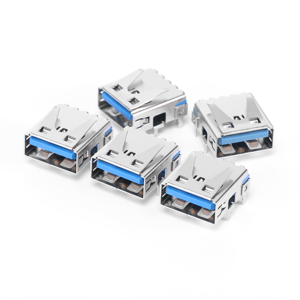5pcs USB Interface Socket Replacement Parts USB Connector Socket for ...