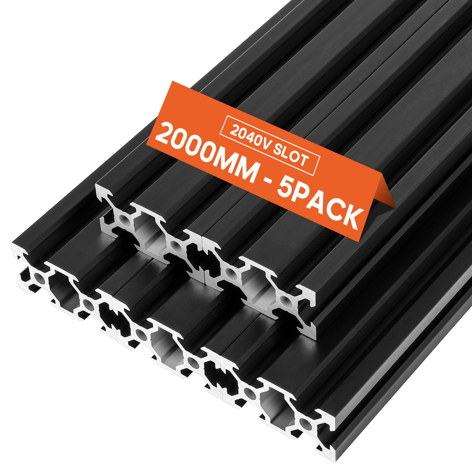 5pcs V Slot 2040 Aluminum Extrusion European Standard 2000mm Length ...