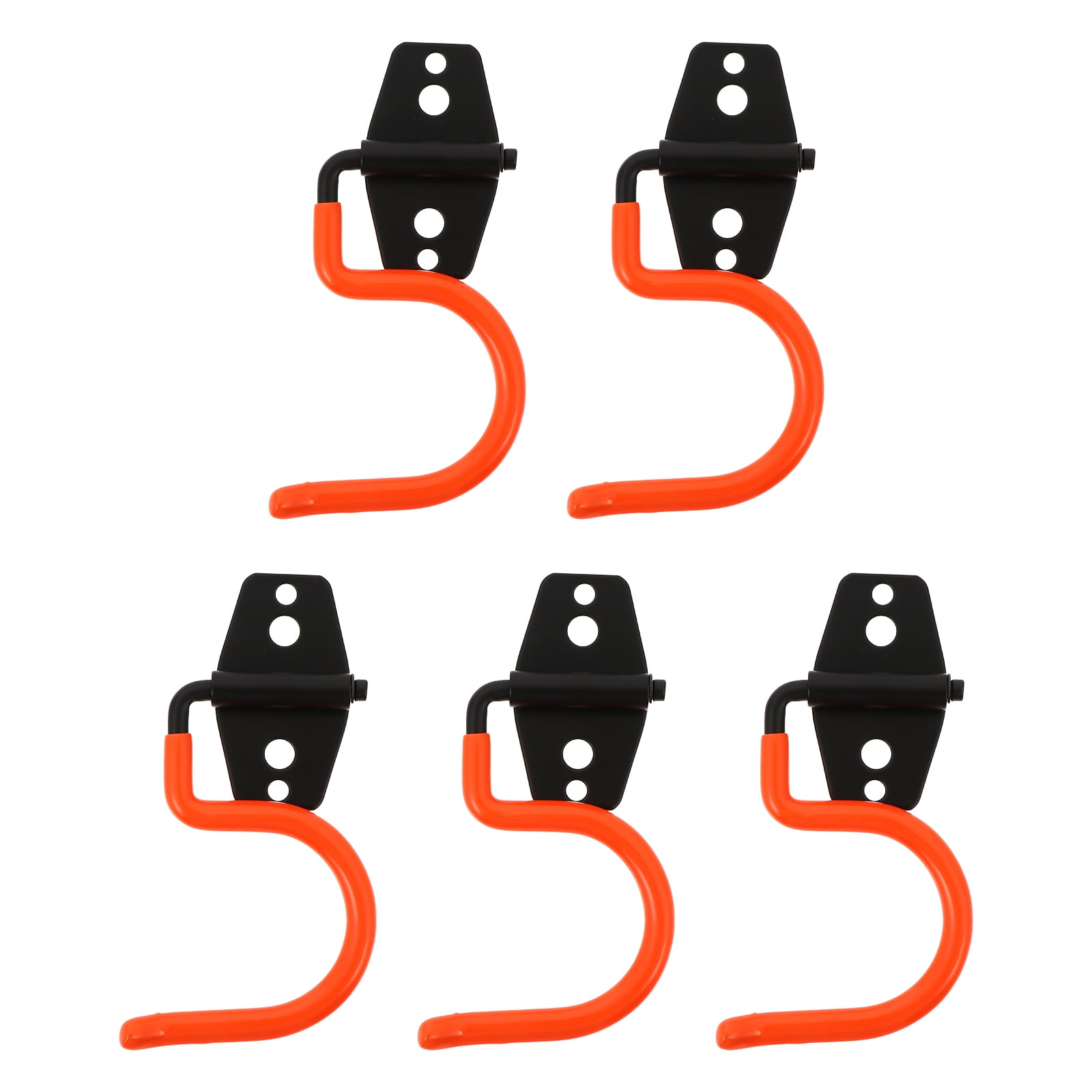 5pcs Wall Mounted Hooks Heavy Duty Hook Hangers Mop Holder for ...