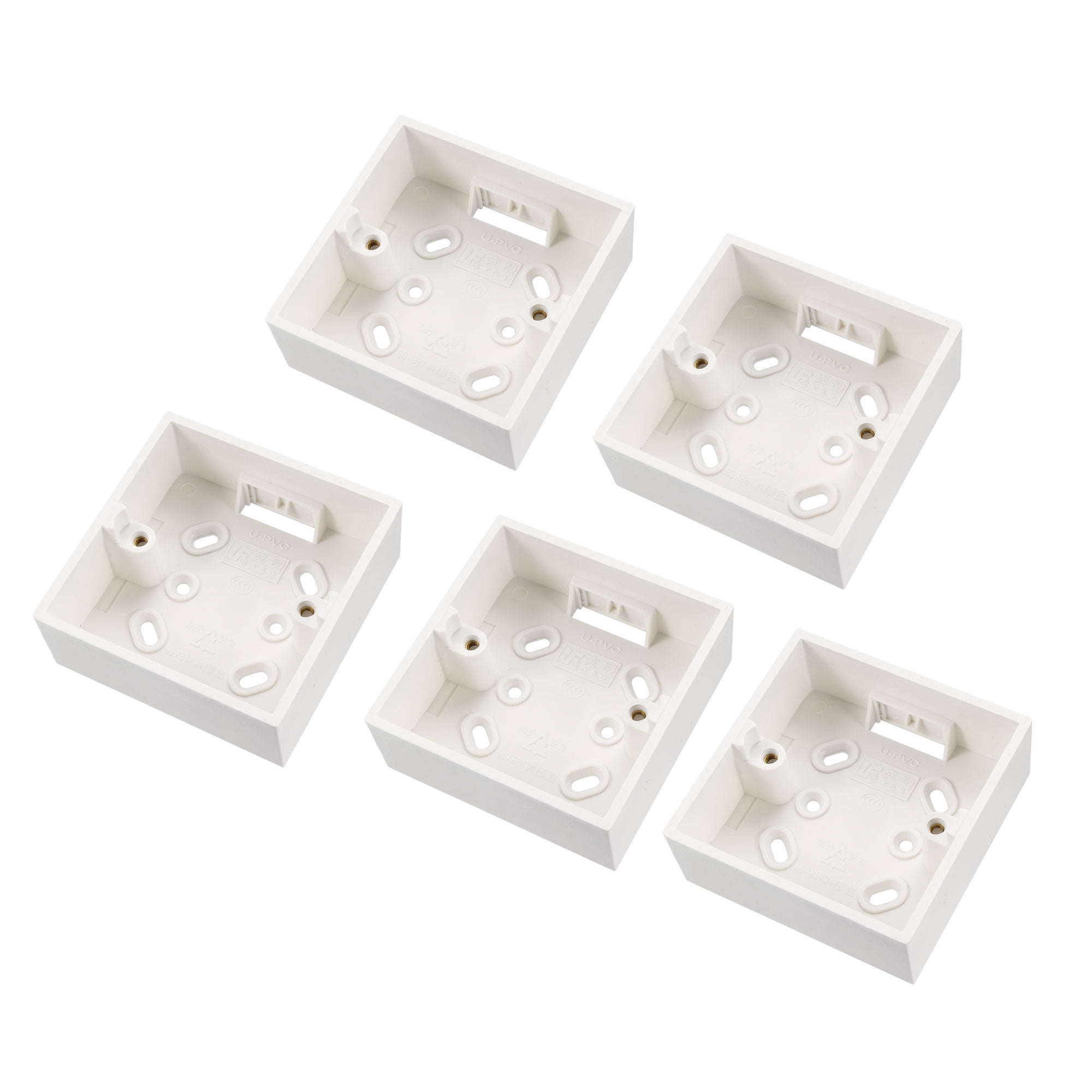 5pcs Wall Switch Box Concealed Electrical Outlet Cassette Single Gang ...