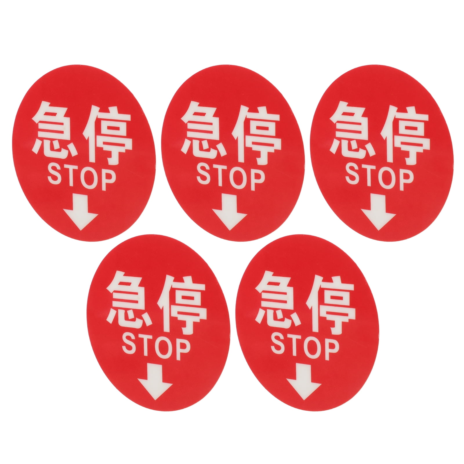 5pcs Warning Signs and Traffic Signs for Kids Emergency Disconnect ...