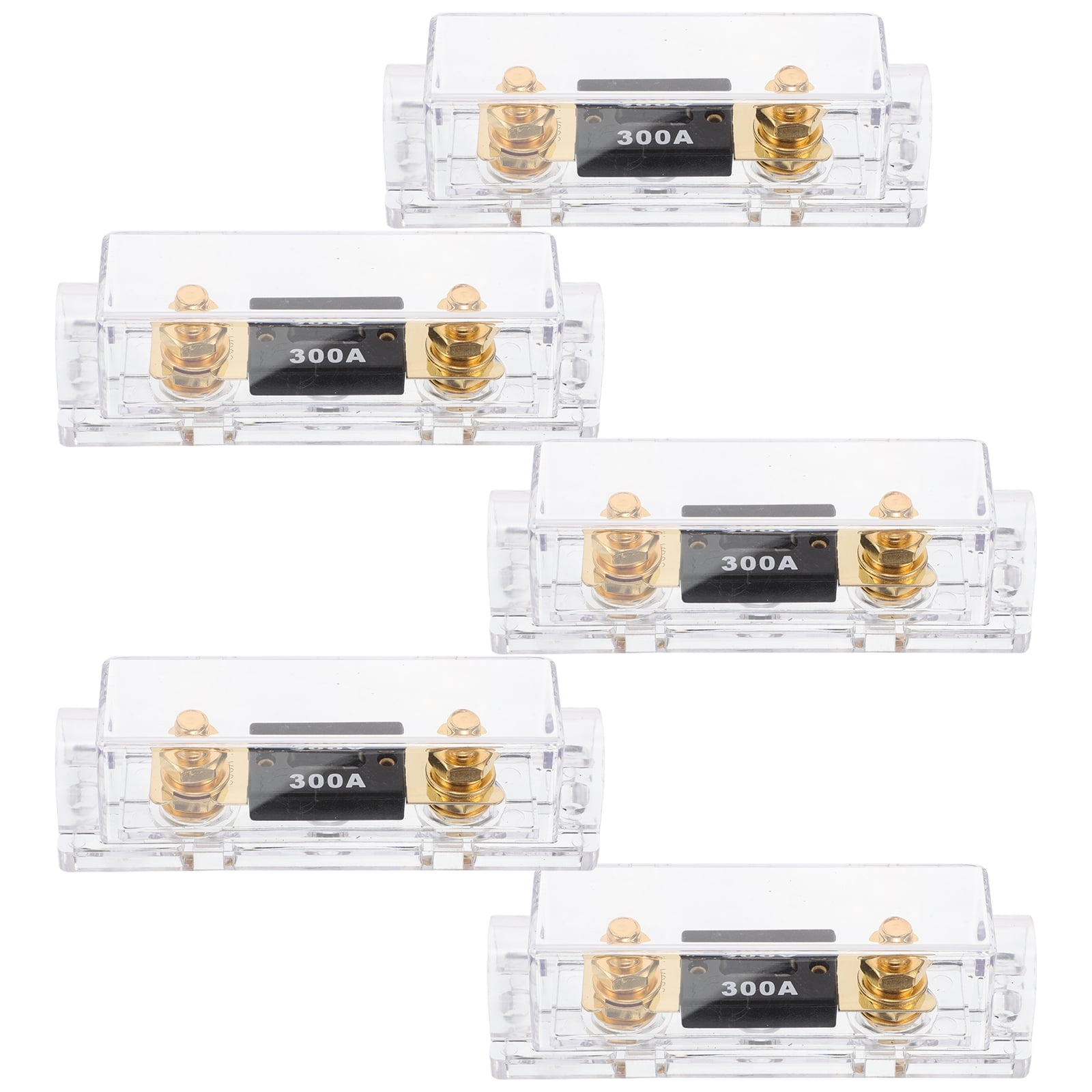 5pcs Waterproof Automotive Blade Fuse Holder Box with Cover Car Audio ...