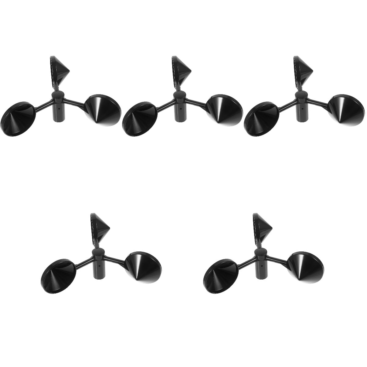 5pcs Wind Measurement Anemometer 3-Cup Wind Measurement Replacement ...