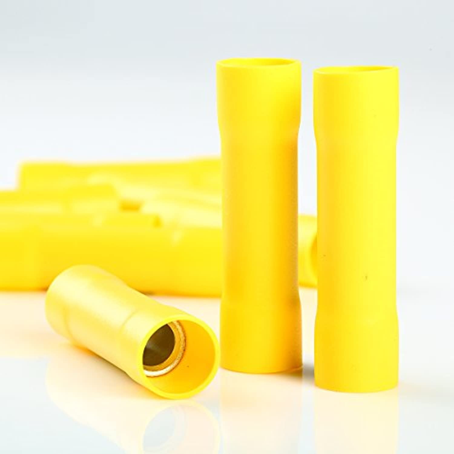 5pcs Wire Butt Connectors Vinyl 4 Gauge AWG Ga Terminals - Walmart.com