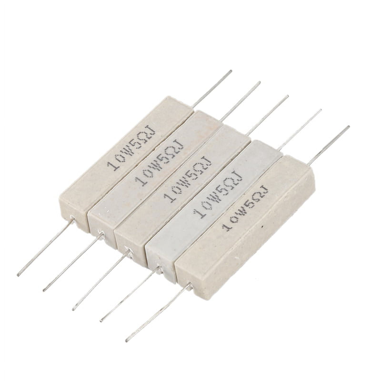 5pcs Wirewound Ceramic Cement Resistor 5 Ohm 10W Watt 5% - Walmart.com