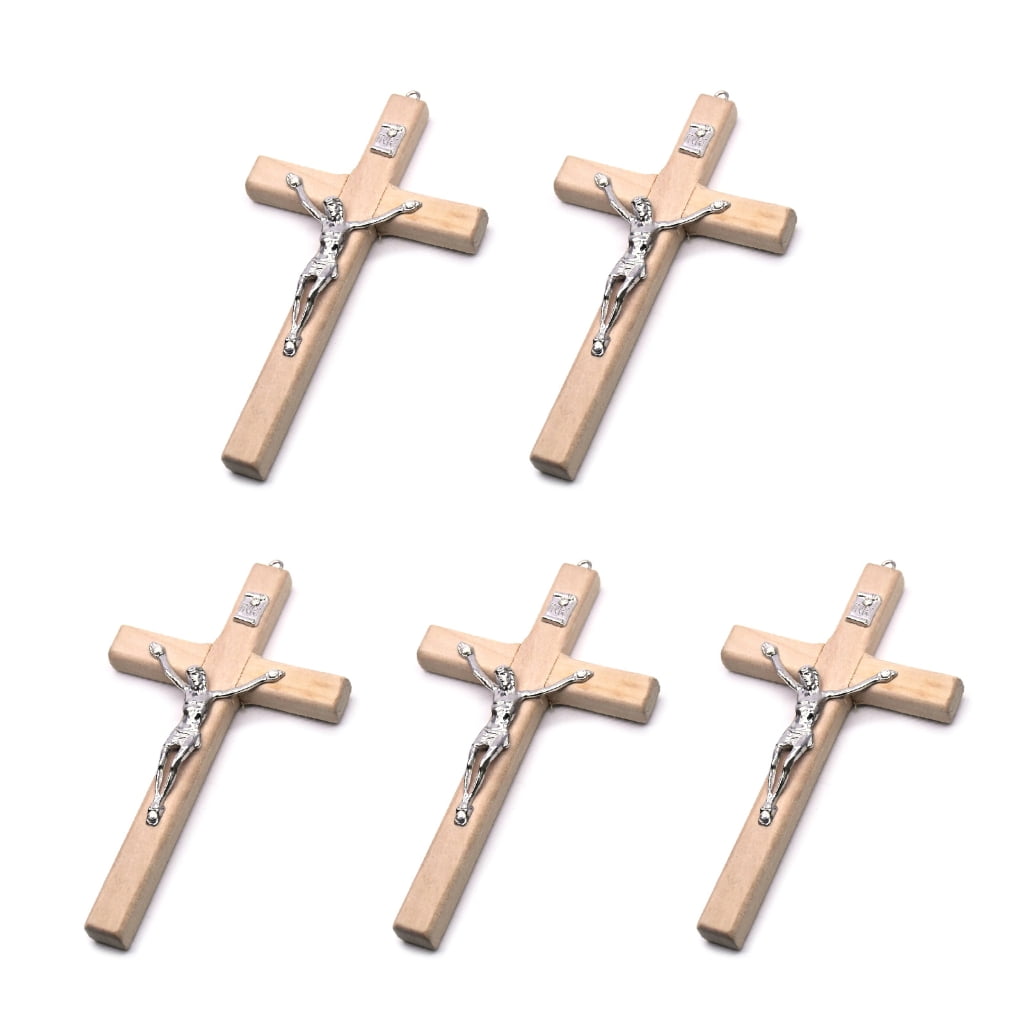 5pcs Wooden Christ Jesus for Cross Suffering Statue Religious Prayer ...