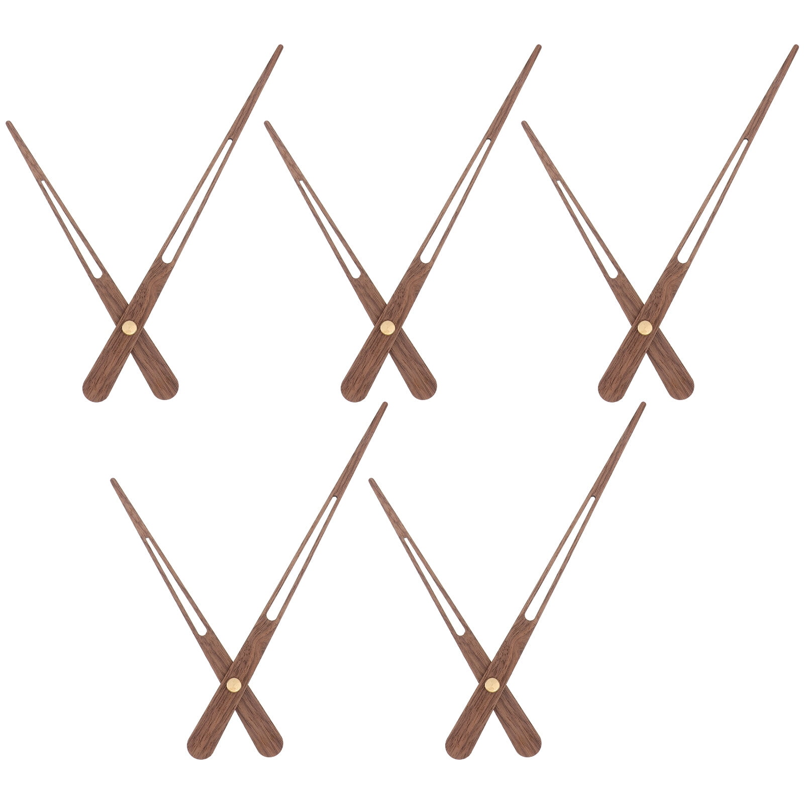 5pcs Wooden DIY Clock Pointer Replacement Clock Pointer Part (Wood ...