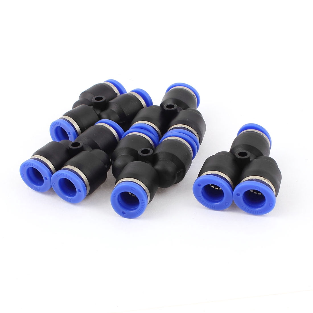 5pcs Y Shape 3 Way Push In Pneumatic Quick Release 3/8" Tube Fittings ...