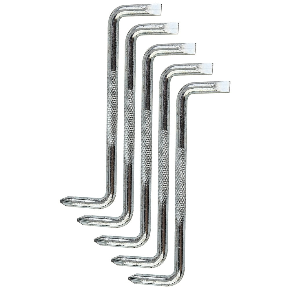 5pcs Z-Type Screwdriver L-Shaped 90-Degree Right-Angle Elbow Bend ...