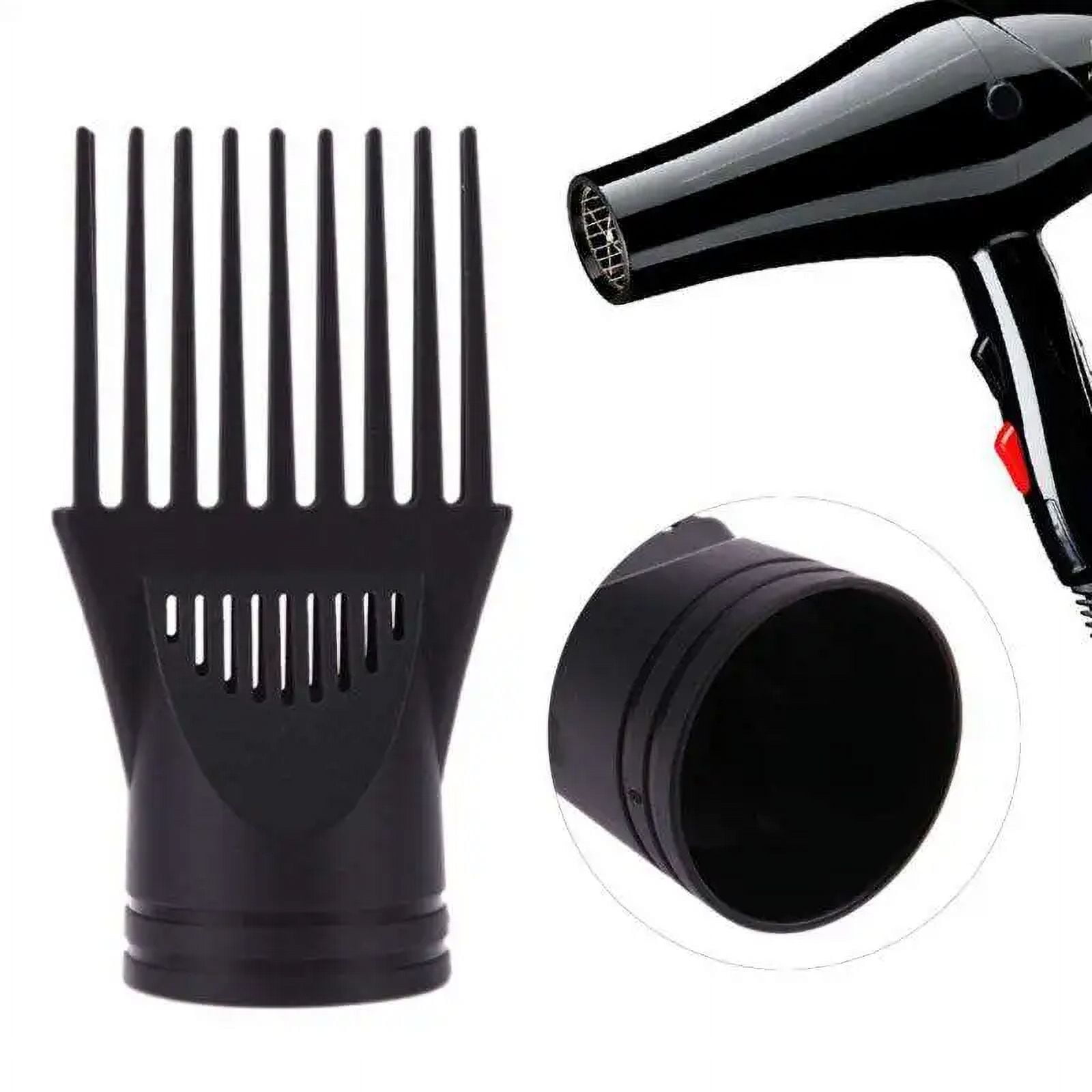 5pcs black 5cm Hair Nozzle Dryer Air Blow Collecting Wind Nozzle Comb ...