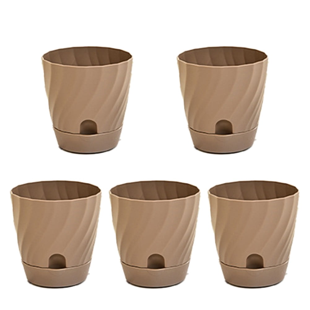 5pcs flower pots with drainage function and bottom ventilation holes ...