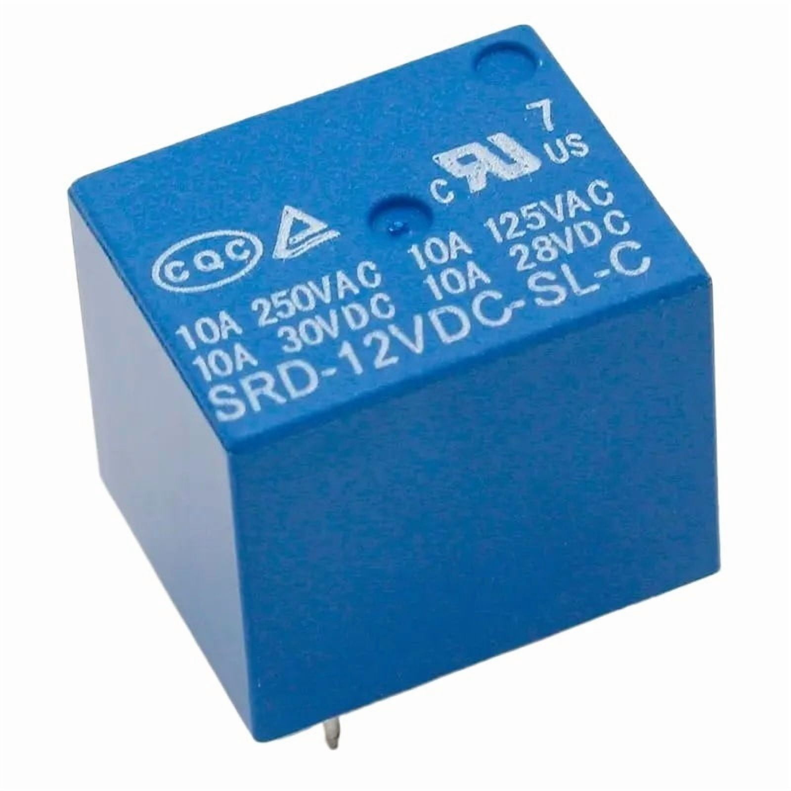 5pcs/lot SRD-12VDC-SL-C T73-12V 5 pin PCB Type 12V DC Power Relay ...