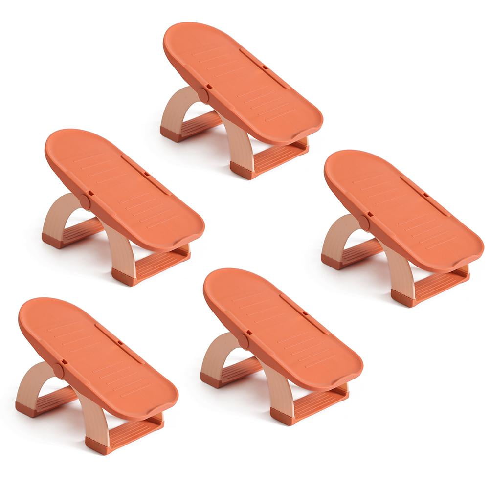 5pcs/set Adjustable Shoe Organizer Double Layer Shoe Stacker Space ...