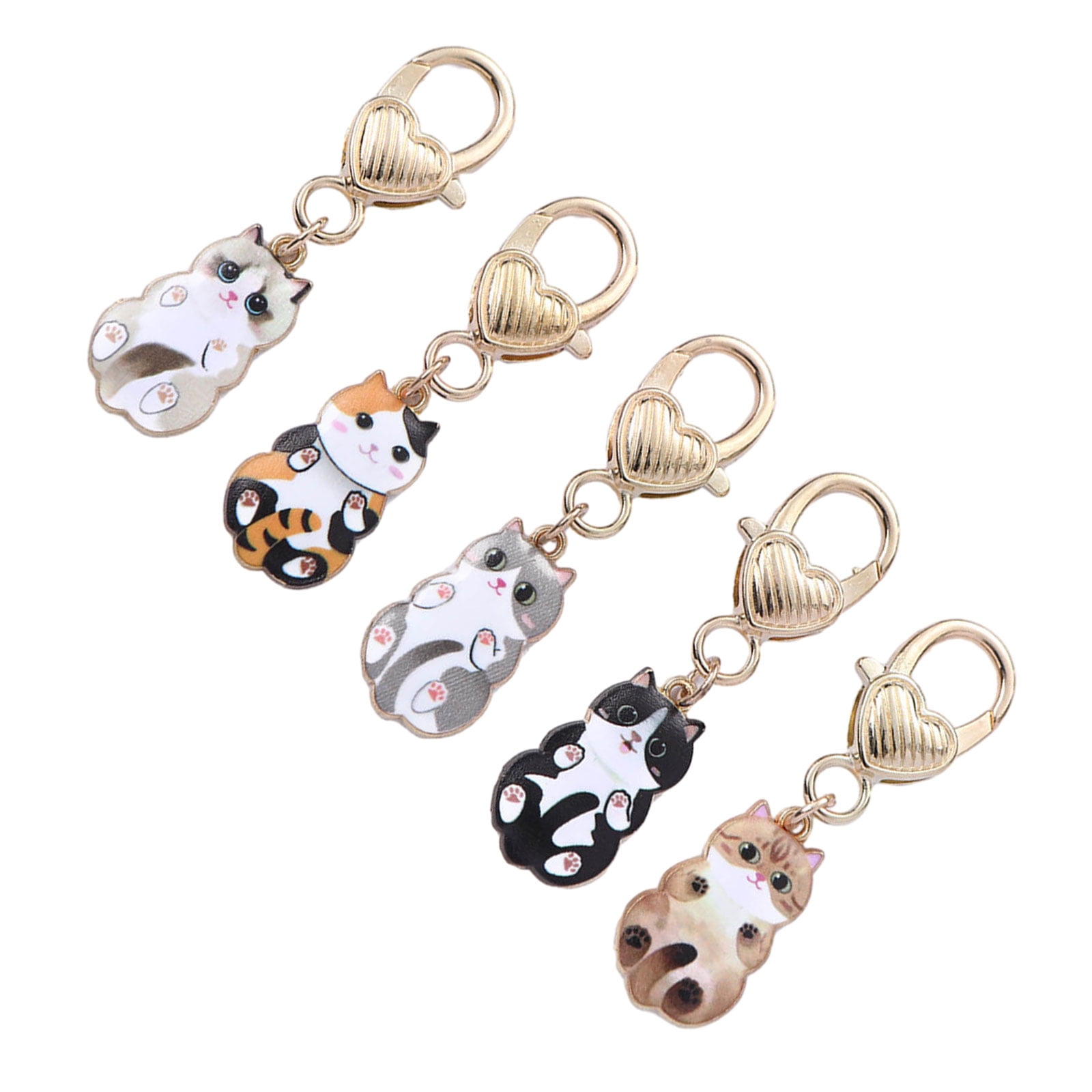 5pcs/set Knitting Stitches Markers Needlework Accessories Metal Crochet ...