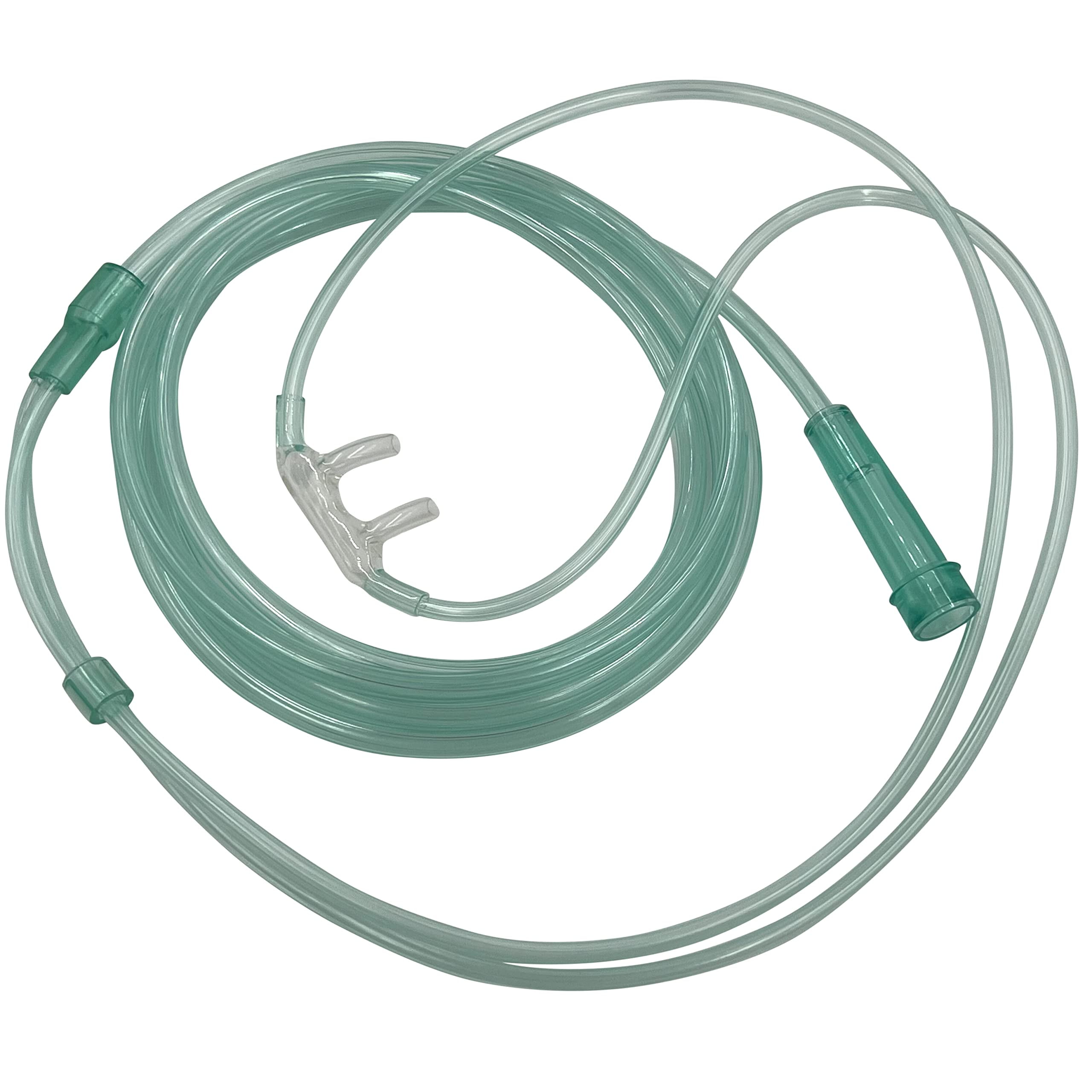 5pk Adult Oxygen Cannula w/Soft Curved Prongs & 6.5Ft Crush Resistant ...