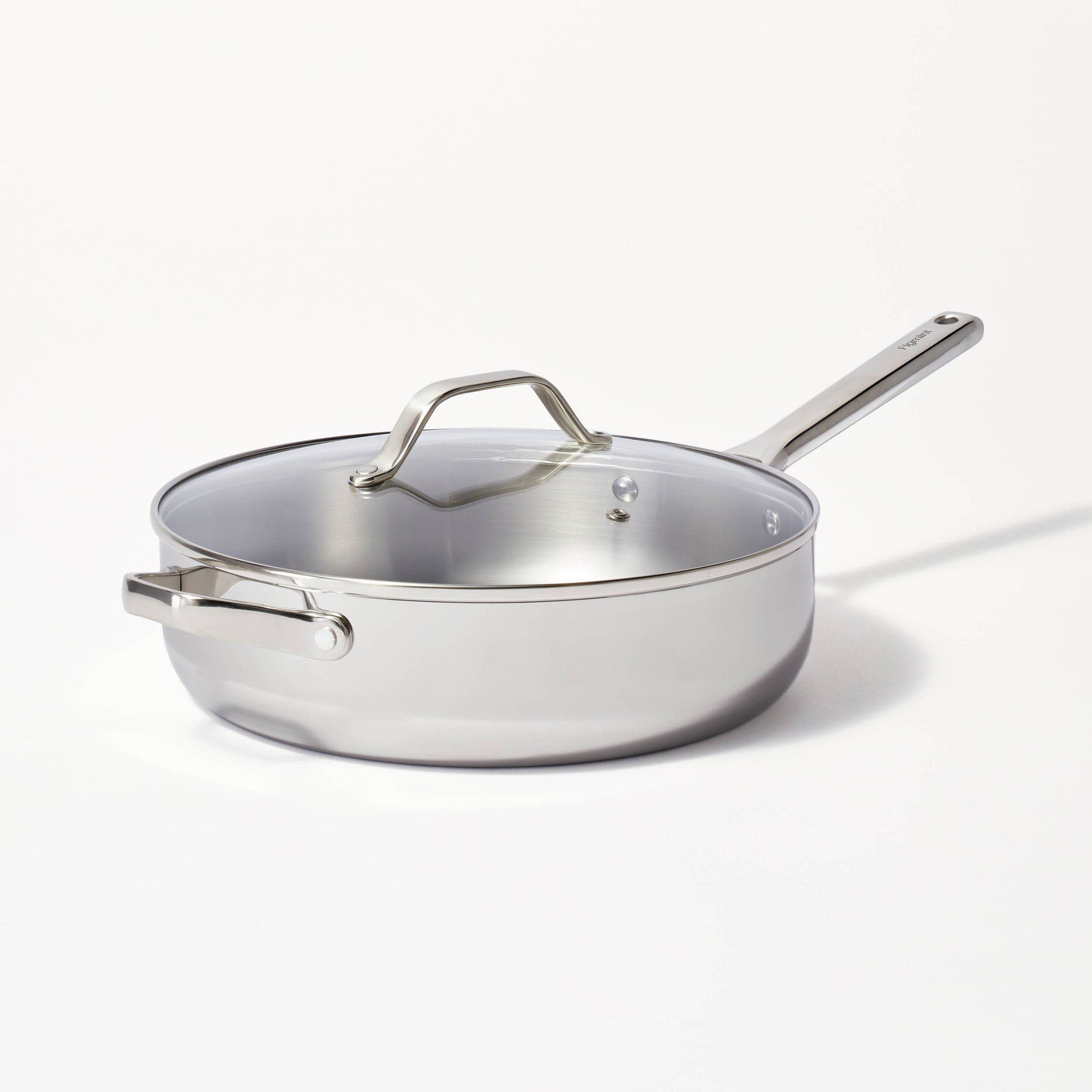 5qt Stainless Steel Saute Pan Silver - Walmart.com