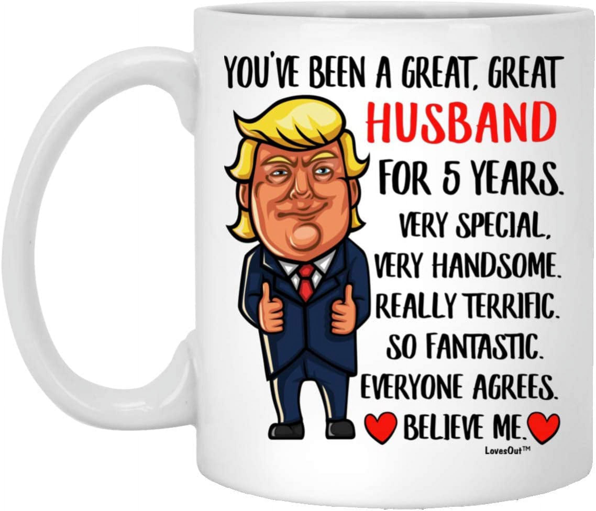5rd Anniversary Mug for Husband Lets Make Being Married 53 Years Great ...
