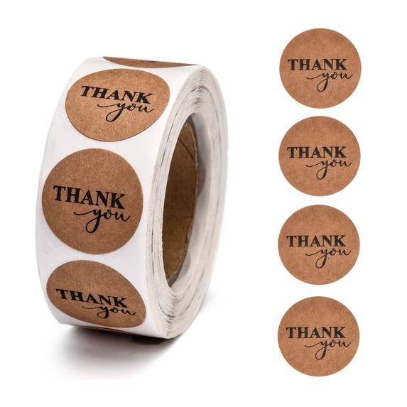 5rolls DIY Scrapbook 1 Inch Thank You Stickers Decorative Adhesive ...