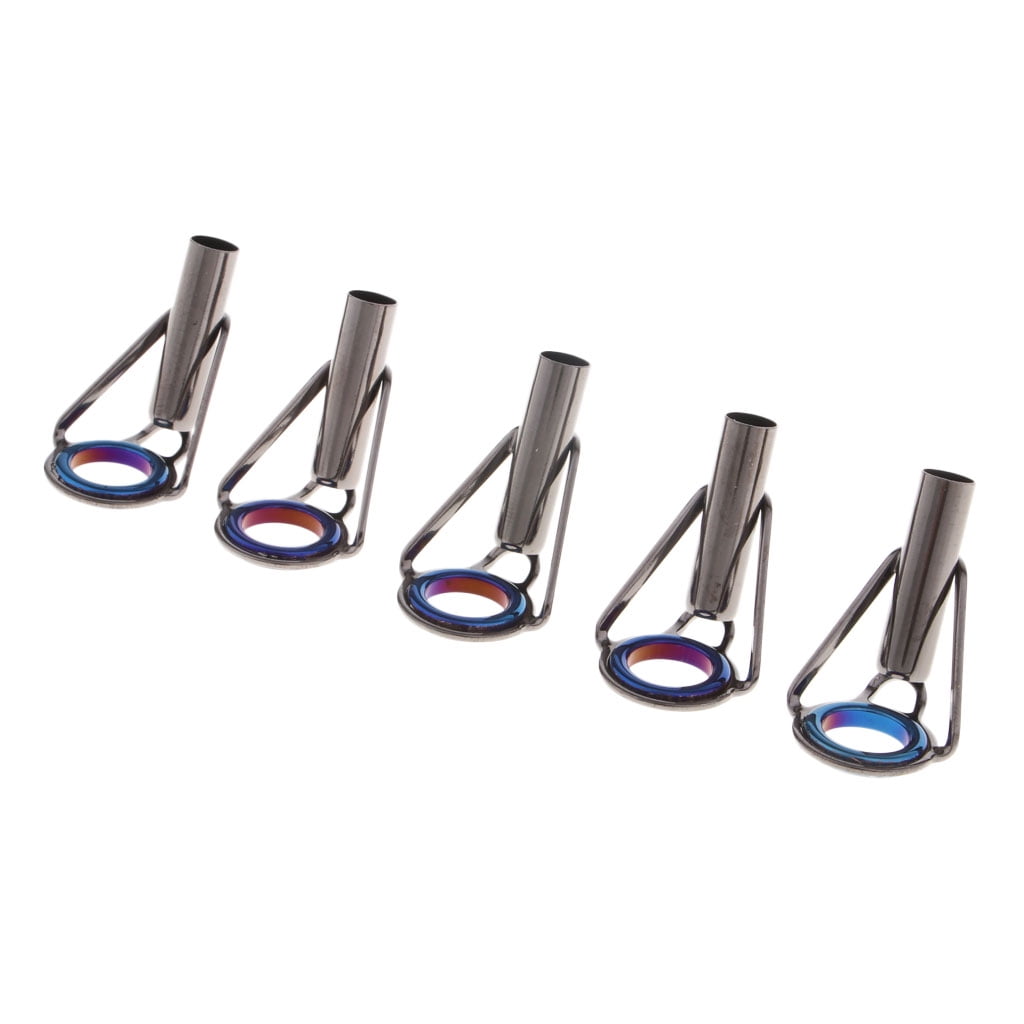 5s Fishing Rod Guides Tip Tops Ceramic Free Rod Repair Parts - Size 6 ...