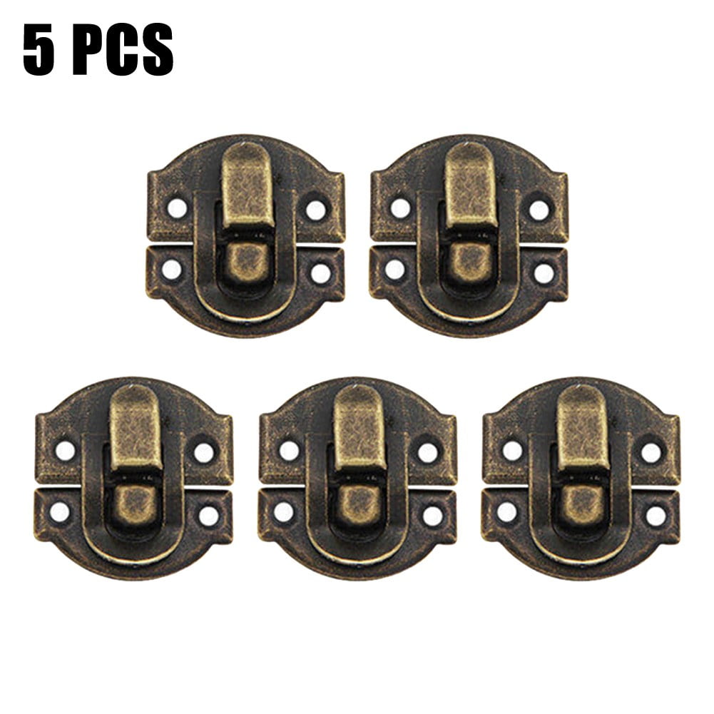5set Jewelry Box Hasp Clasp Suitcase Wood Chest Cabinet Decorative Lock ...