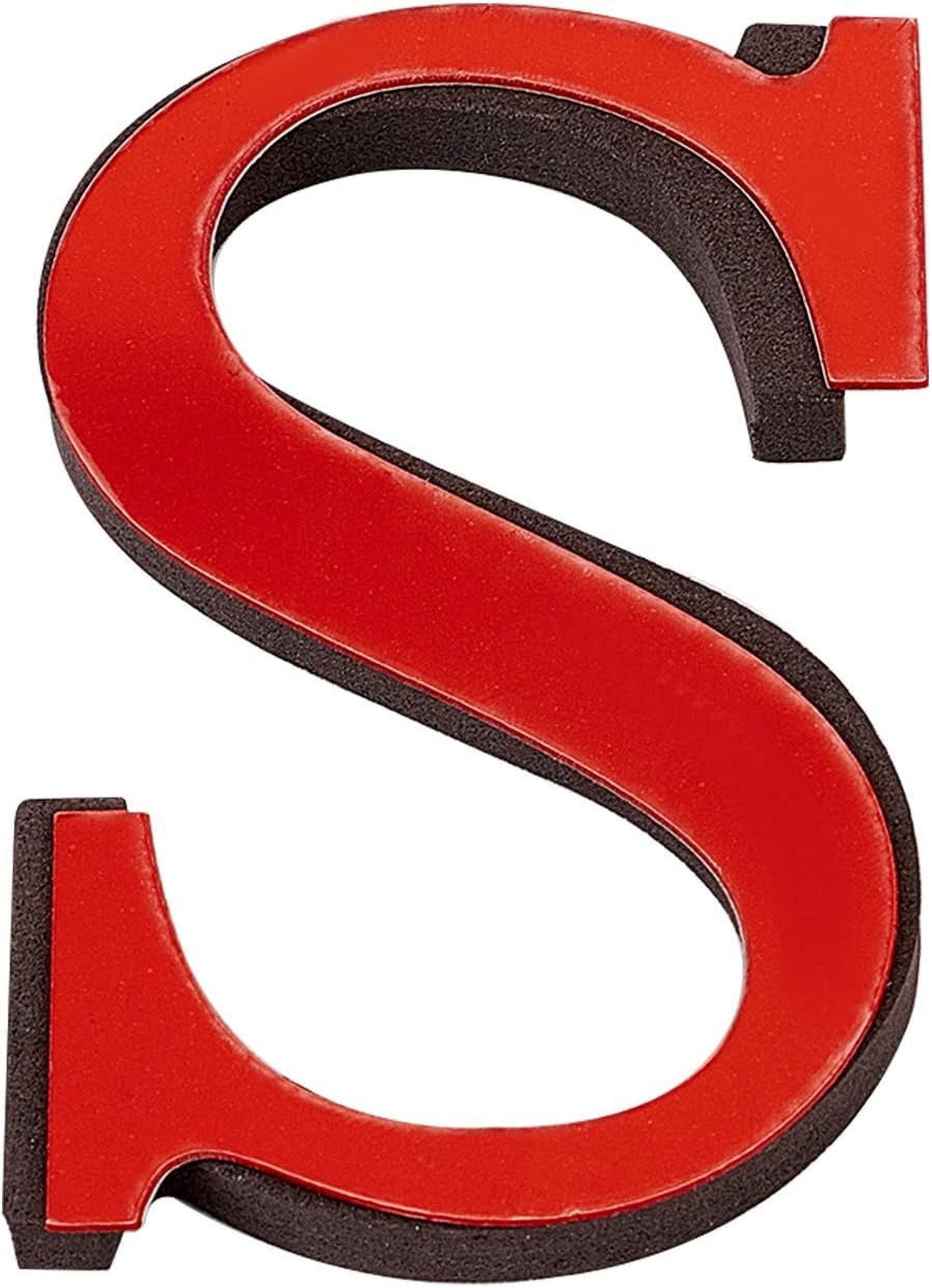 5sets Acrylic Mirror Wall Stickers Decal with EVA Foam Alphabet Letter ...