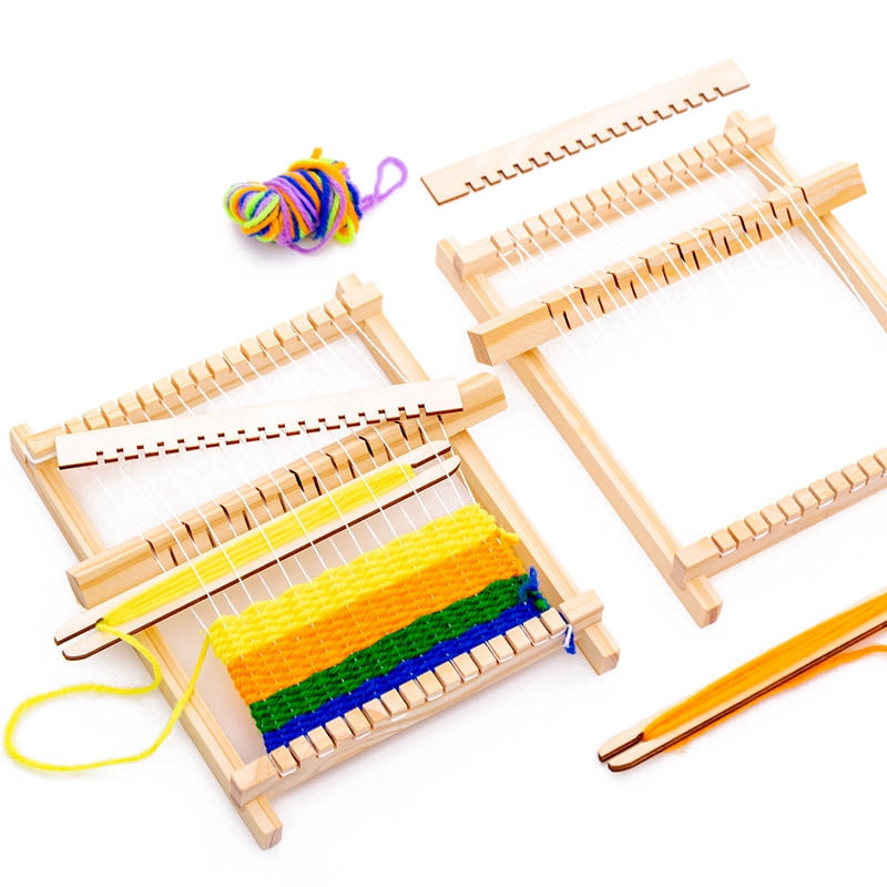 5sets Mini Wooden Detachable Loom Machine Craft Knitting Tool with ...