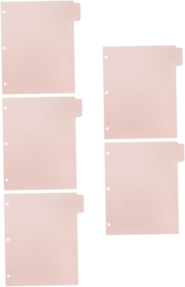 5sheets Aesthetic Binder Dividers Page Separators with Writable Tabs ...