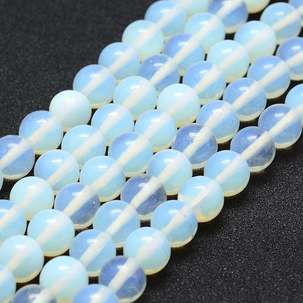 5strands Opalite Beads Strands Round 8mm Hole: 1mm 48pcs/strand 14.17 ...