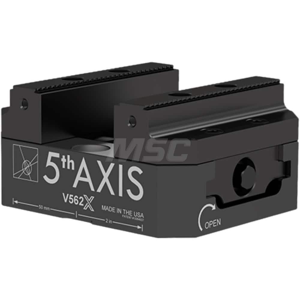 5th Axis V562X Self-Centering Vise: 5" Jaw Width Manual, 6" OAL, 5" OAW ...